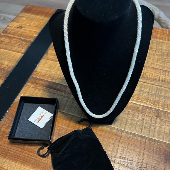 Jewelry | Nib Himalayan Gems Beaded Potay Style Cream Amethyst Necklace ...